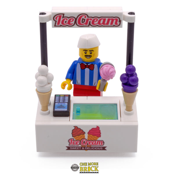 Lego Ice Cream Stand Inc Seller Figure – One More Brick LTD