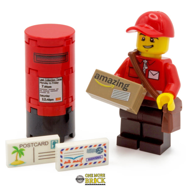 Postman with Post box – One More Brick LTD
