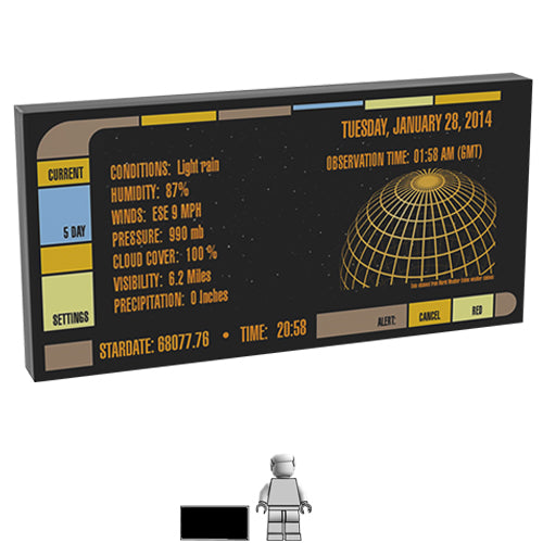 Printed Lego Tiles - Star Trek LCARS Panel – One More Brick LTD