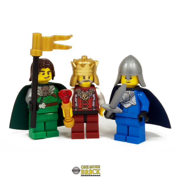 3x Lego King Minifigures – One More Brick LTD