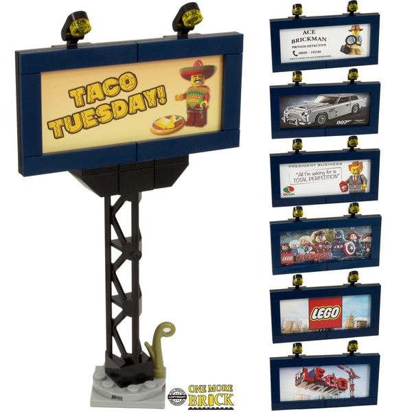 Advertising Billboard + 7 Printed Inserts – One More Brick LTD
