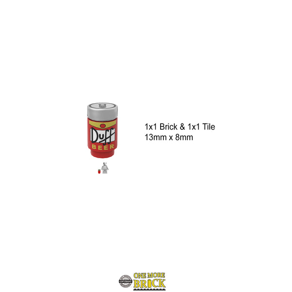 LEGO Beer Cans - Guiness Duff – One More Brick LTD