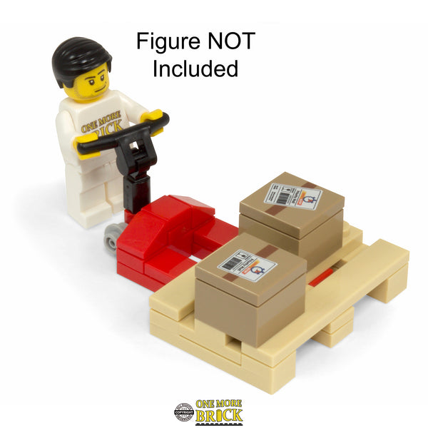 LEGO Pallet Truck with 2 Parcels & Pallet – One More Brick LTD