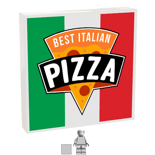 Printed Lego Tiles - Pizza Box – One More Brick LTD