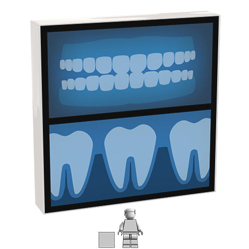 Printed Lego Tiles - Dentist X-Ray – One More Brick LTD