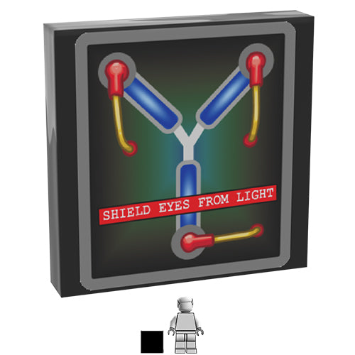 Printed Lego Tiles - BTTF Flux Capacitor – One More Brick LTD