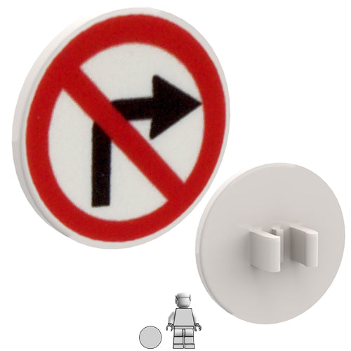 Printed Lego Tiles - Road Sign GO – One More Brick LTD