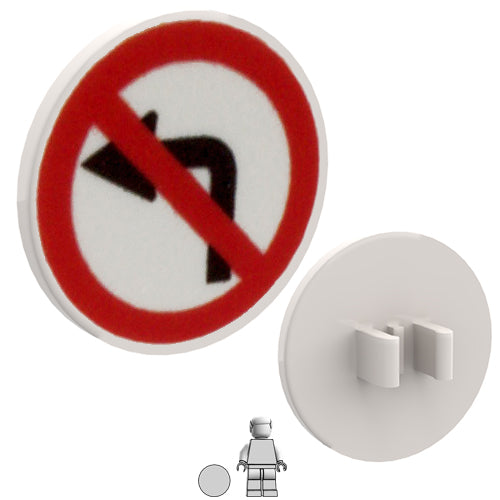Printed Lego Tiles - Road Sign GO – One More Brick LTD