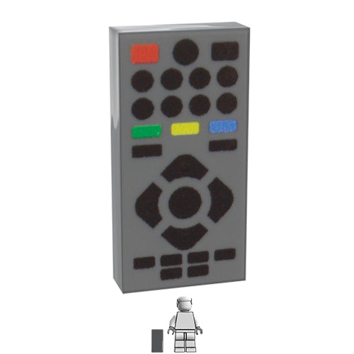 Printed Lego Tiles - TV Remote – One More Brick LTD