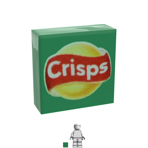Printed Lego Tiles - Crisps – One More Brick LTD