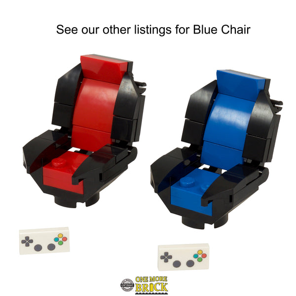 LEGO Red Gaming Chair – One More Brick LTD